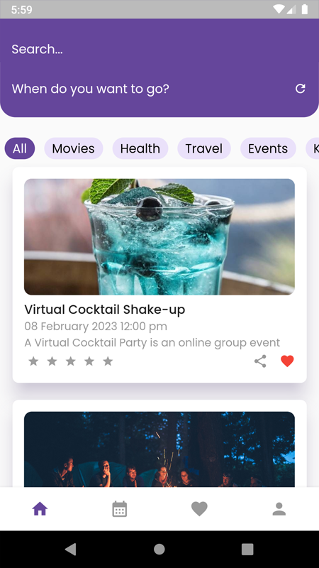 User App for EventRight Pro Event Ticket Booking System by SaaSMonks
